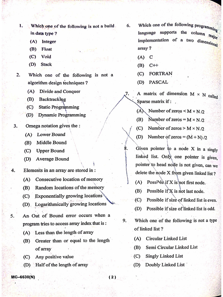 MCQ | PDF