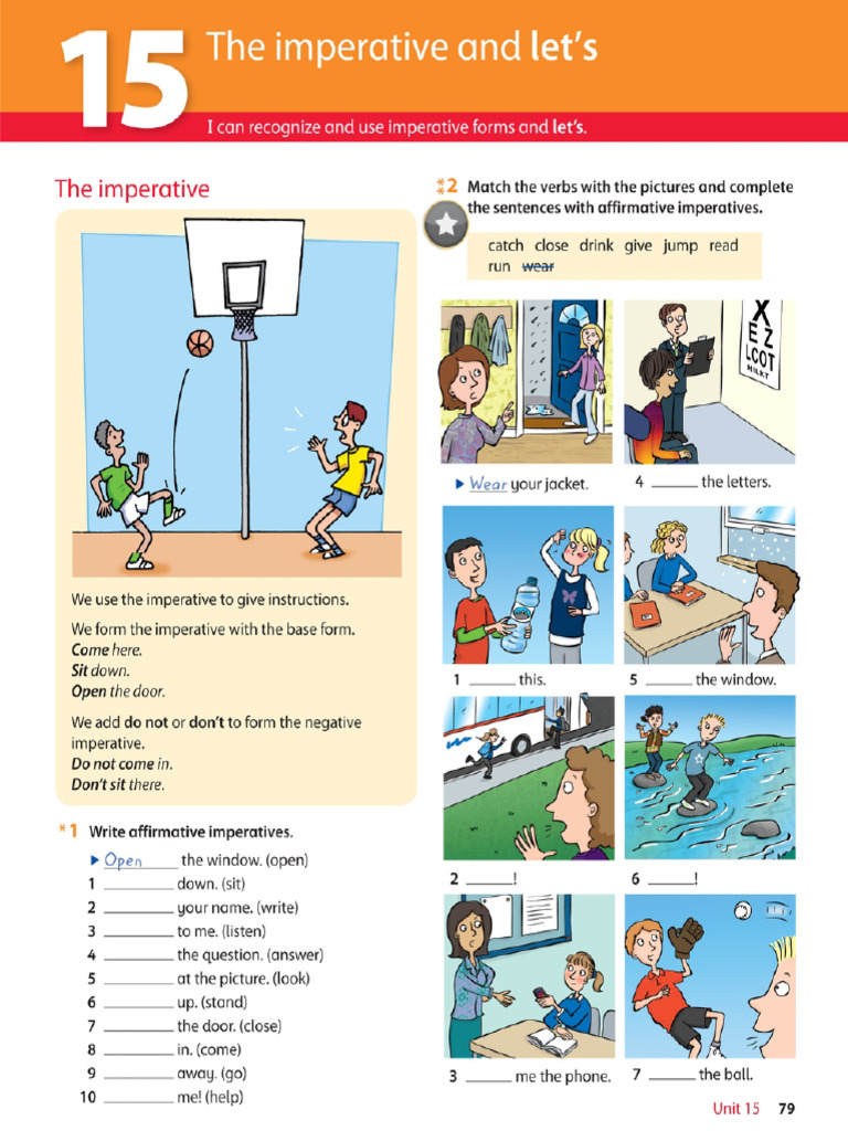 Imperative: Ican Recognize and Use Imperative Forms and Let's | PDF