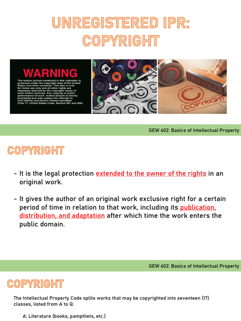 Module 2 - Copyright | PDF
