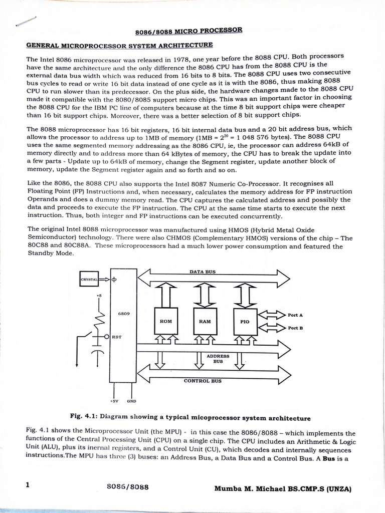 Micro Processor | PDF