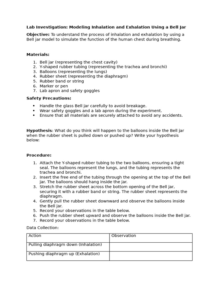 Modelling Breathing Movements | PDF