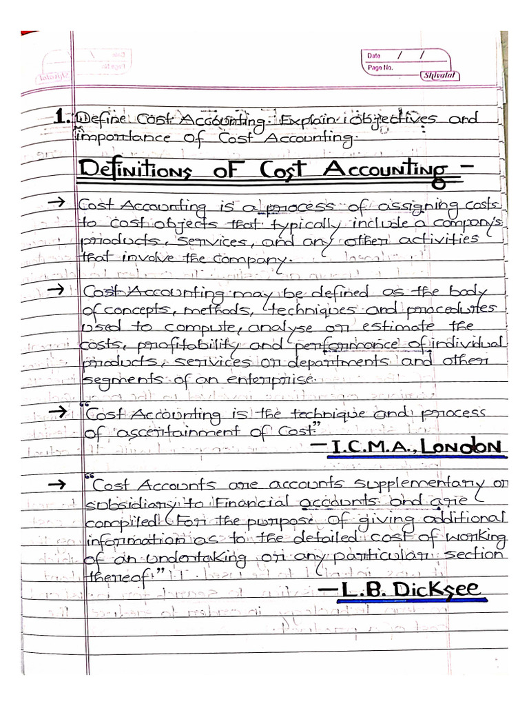 Cost Accounting Assignment PDF | PDF