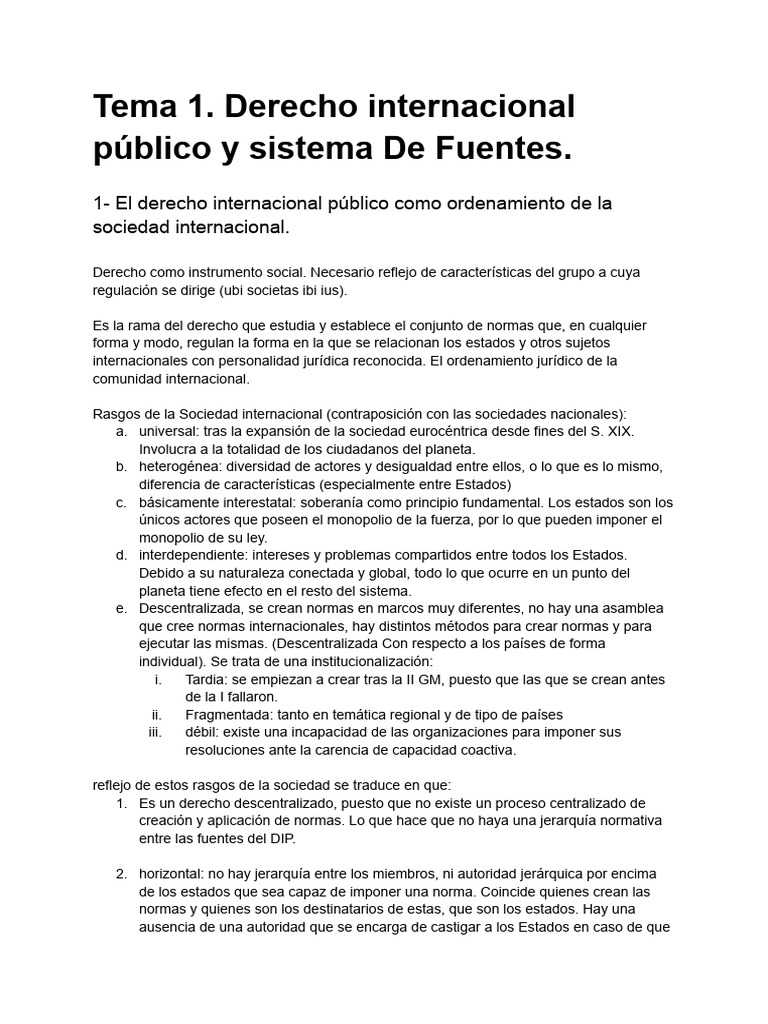 Tema 1. Dip Unizar | PDF