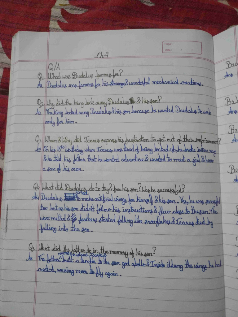 Garvit Nagpal 6-E Roll No. 17 Work of English | PDF