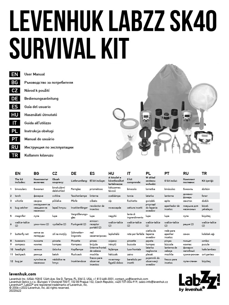 LVH Survival Kit Labzz Sk40 Um ML | PDF