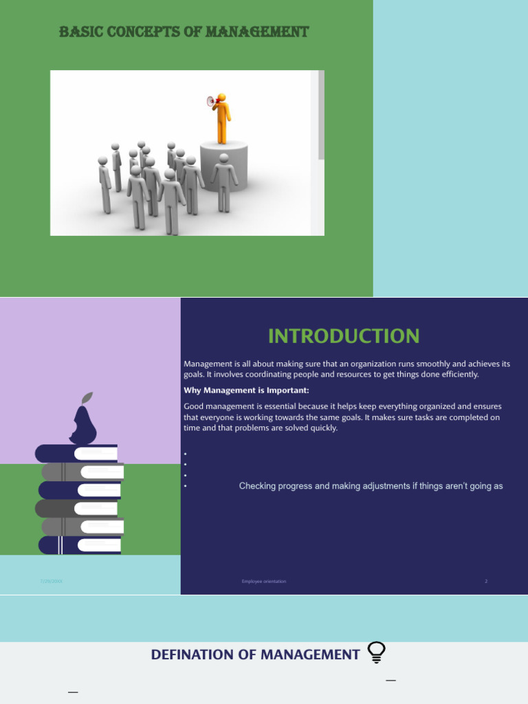 Basic Concepts of Management | PDF