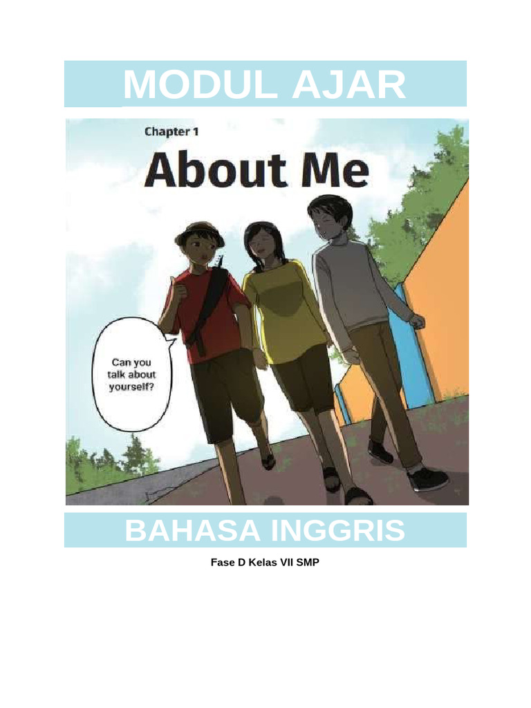 Modul Bahasa Inggris - About Me (Chaper 1) Kelas VII Kurmer | PDF