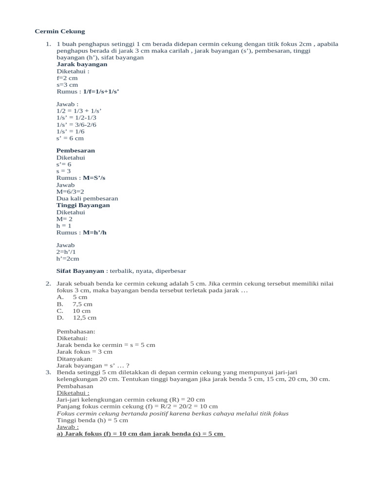 Latihan Cermin | PDF