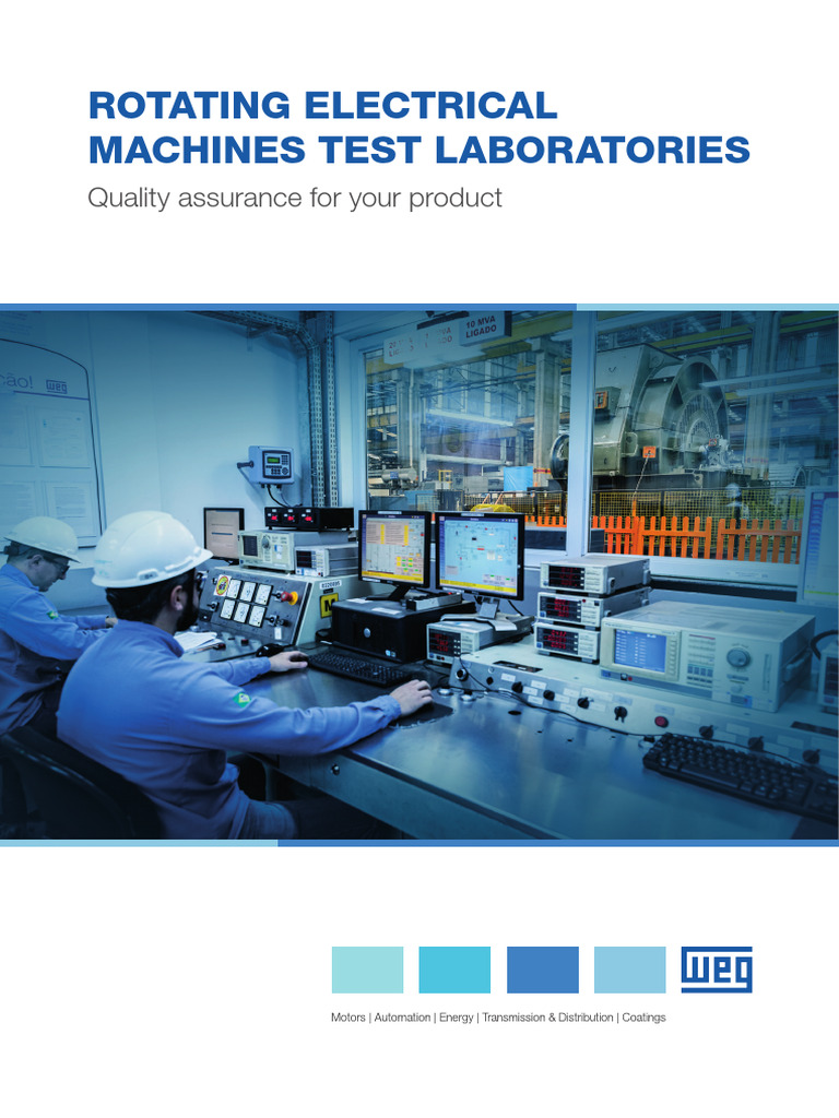 WEG Rotating Electrical Machines Test Laboratories 50022689 Brochure ...