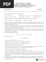 Class12 Maths AOD Practice Questions | PDF