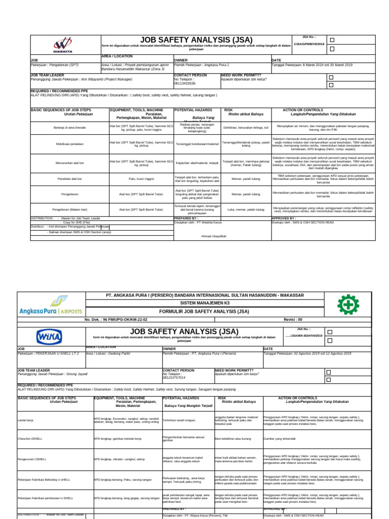 Form JSA | PDF