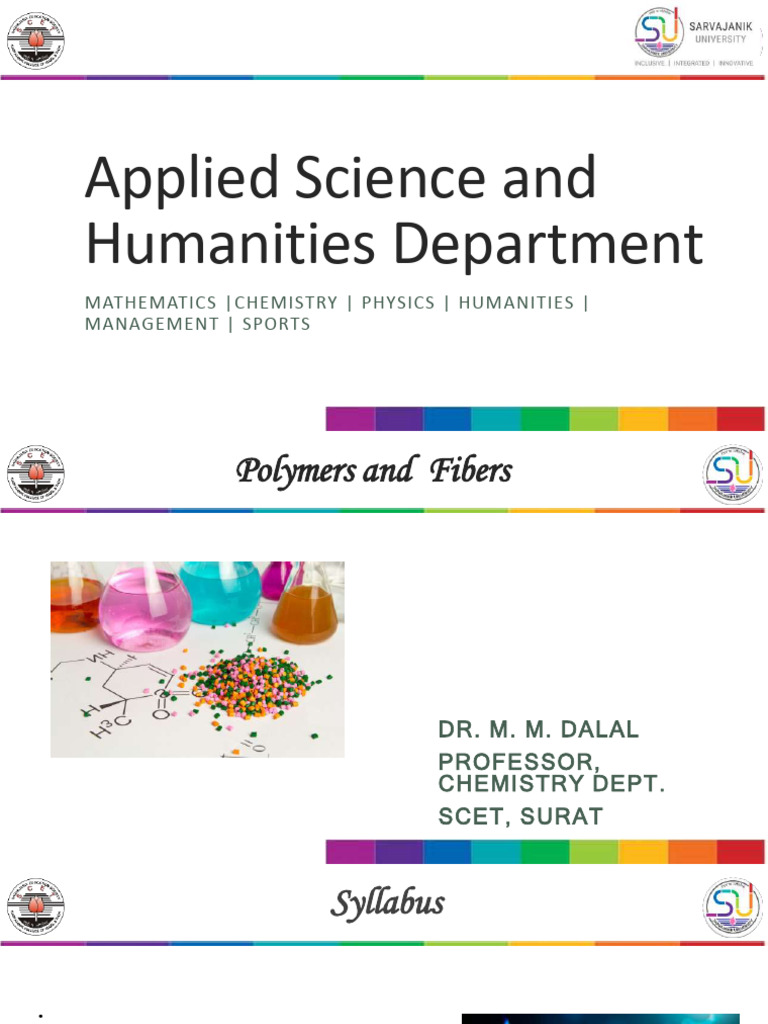 Chapter-4 Polymers & Fibres | PDF