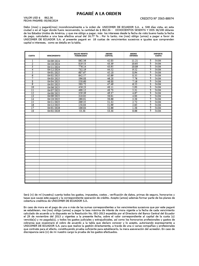 Pagare#2771 Bjrmoy | PDF