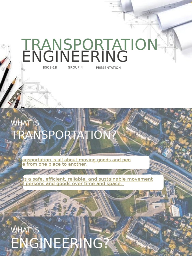 Transportation: Engineering | PDF
