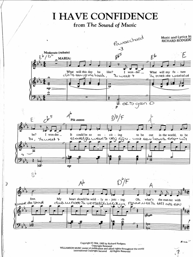I Have Confidence Sound of Music | PDF