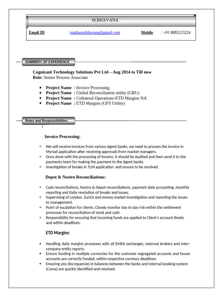 Bhavana Resume Pdf