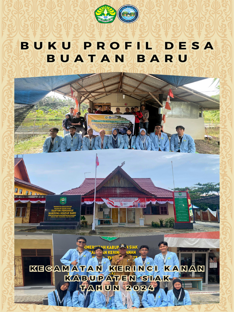 Buku Profil Desa Buatan Baru-KUKERTA UNRI 2024 | PDF