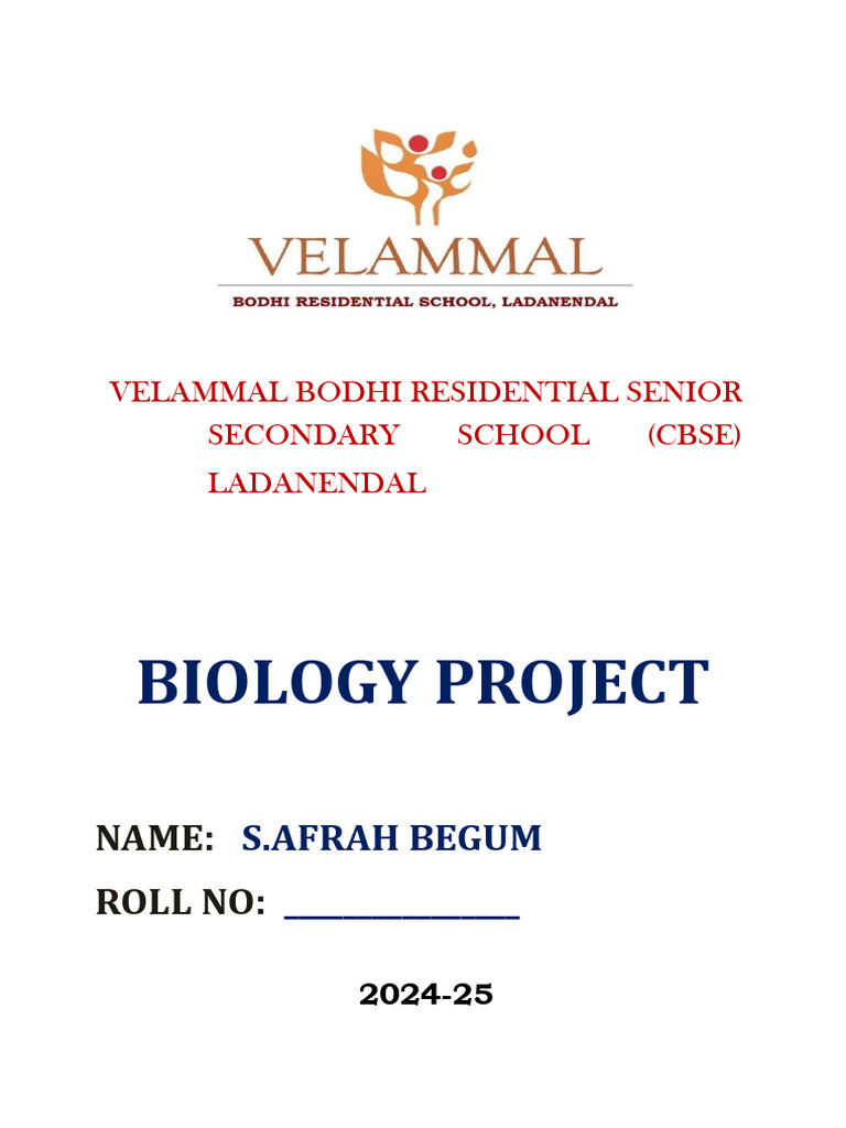 Biology Project | PDF