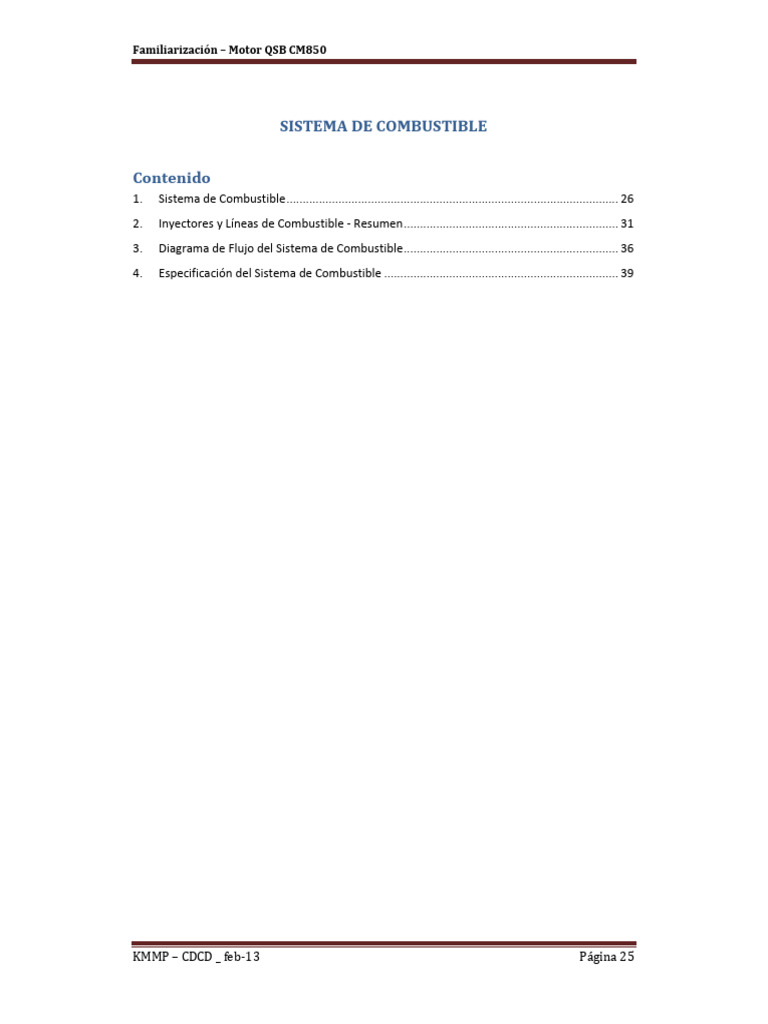 2.QSB CM850 - Sistemas Comb | PDF