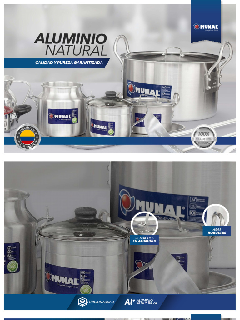 Catalogo Aluminio Natural Munal | PDF