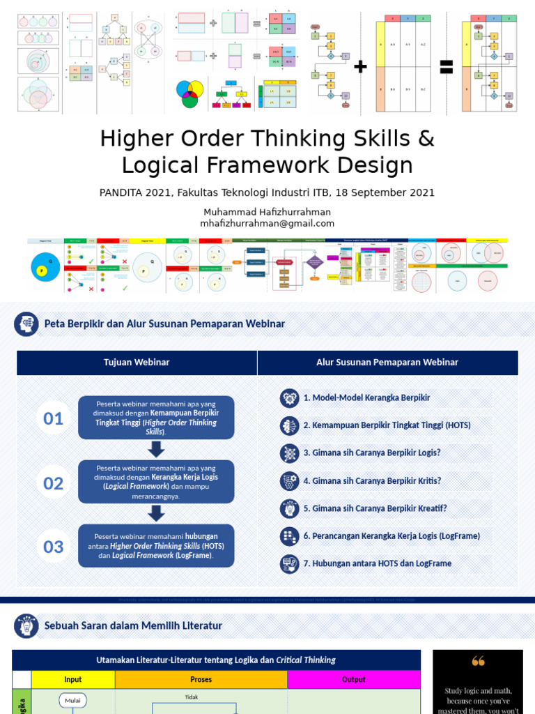 Higher Order Thinking Skills and Logical Framework Design | PDF ...