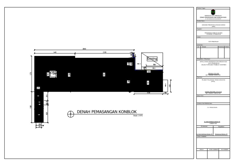 GAMBAR PERHITUNGAN CONBLOCK SD 24-Model | PDF