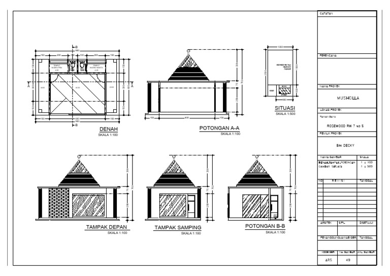 IMB Musholla Taman Dayu Rev - 2-Model | PDF