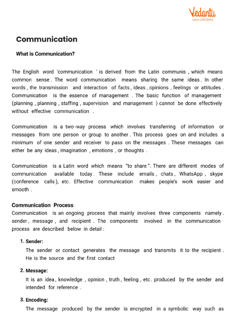 Communication | PDF