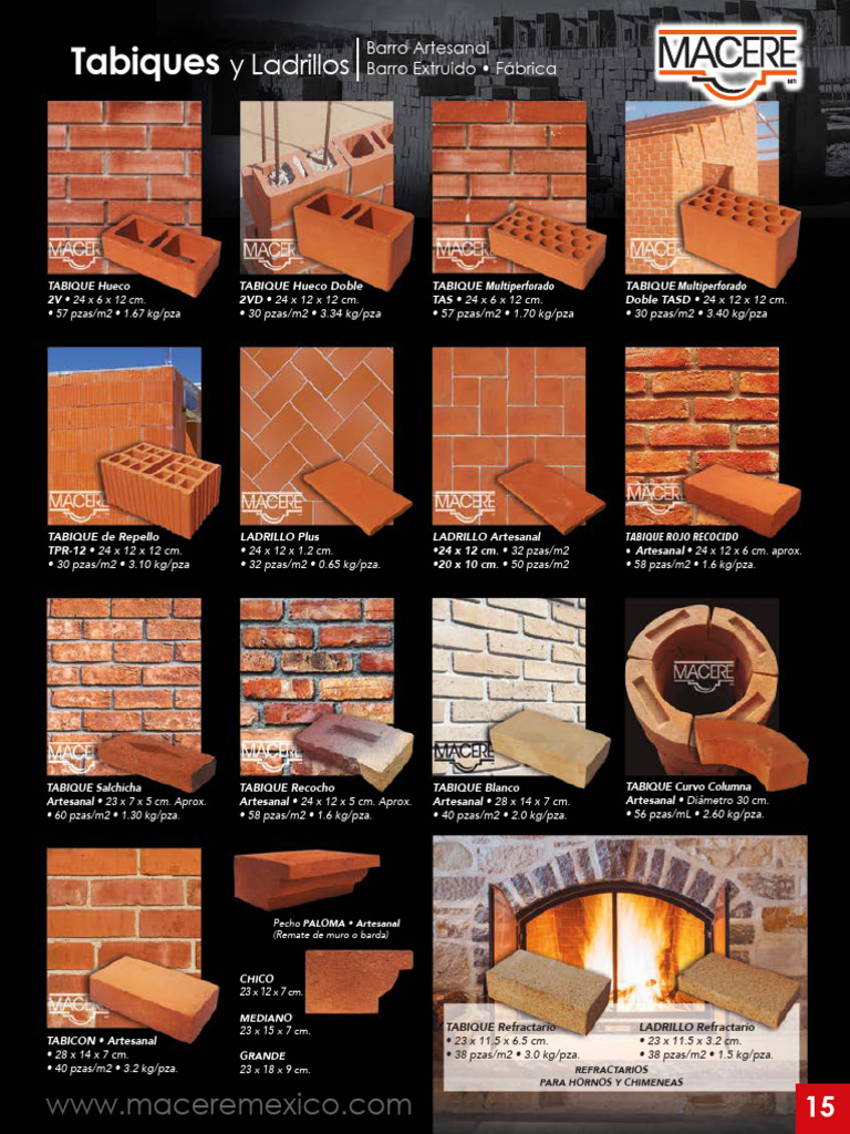 FT - Tabique Recocho Marca Macere | PDF