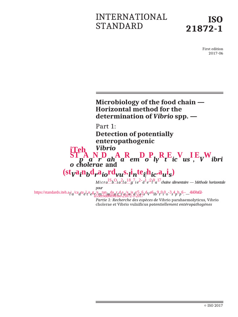 Iso 21872 1 2017 | PDF