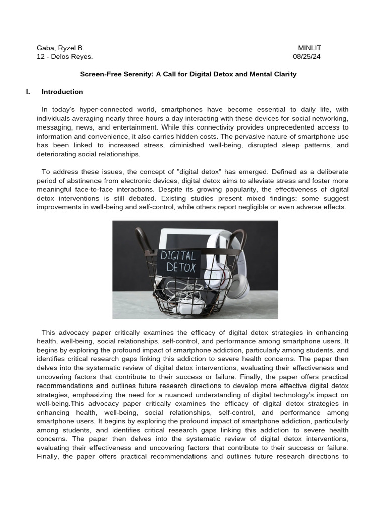 Minlit - Advocacy | PDF