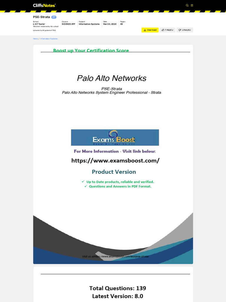 PSE-Strata (PDF) - CliffsNotes | PDF