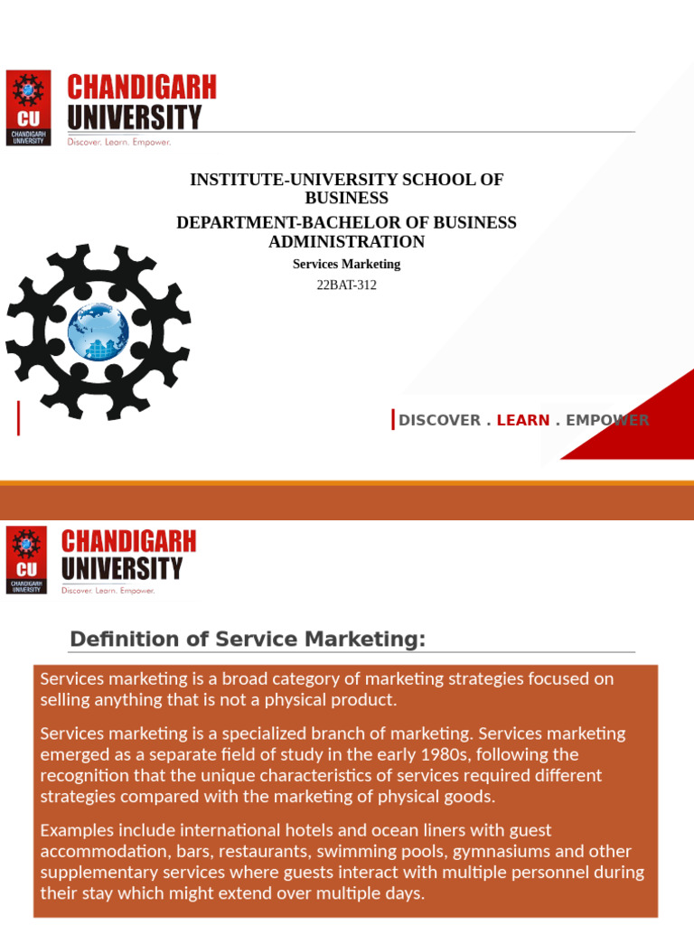 Introduction of Service Marketing | PDF