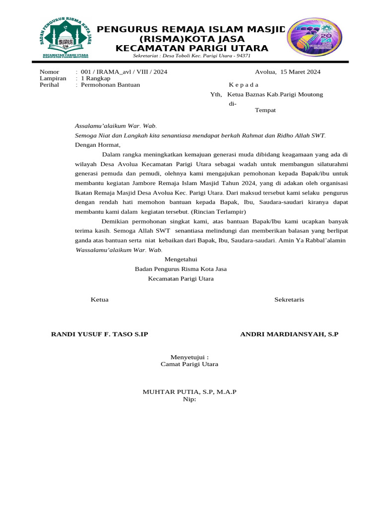 Proposal Kecamatan | PDF