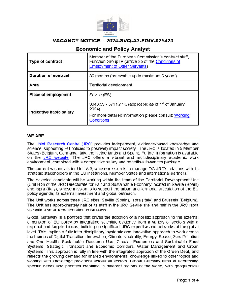 Notice of Competition | PDF