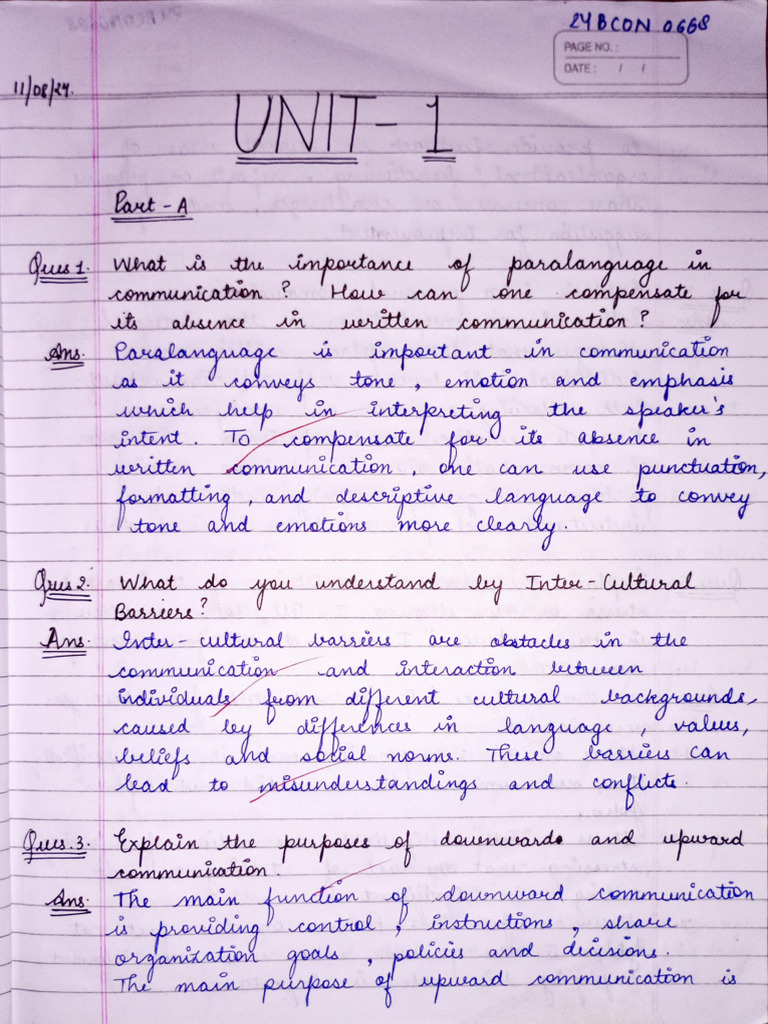 Communication Skills Assignment 1 | PDF