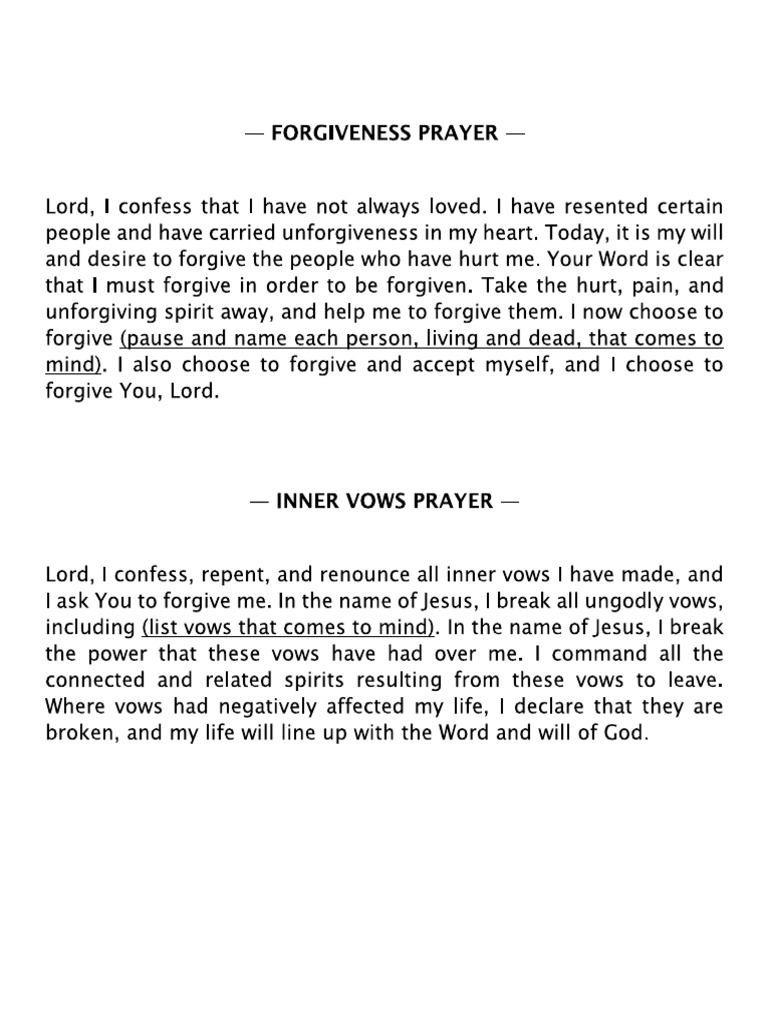 Prayer Toxic Trio | PDF