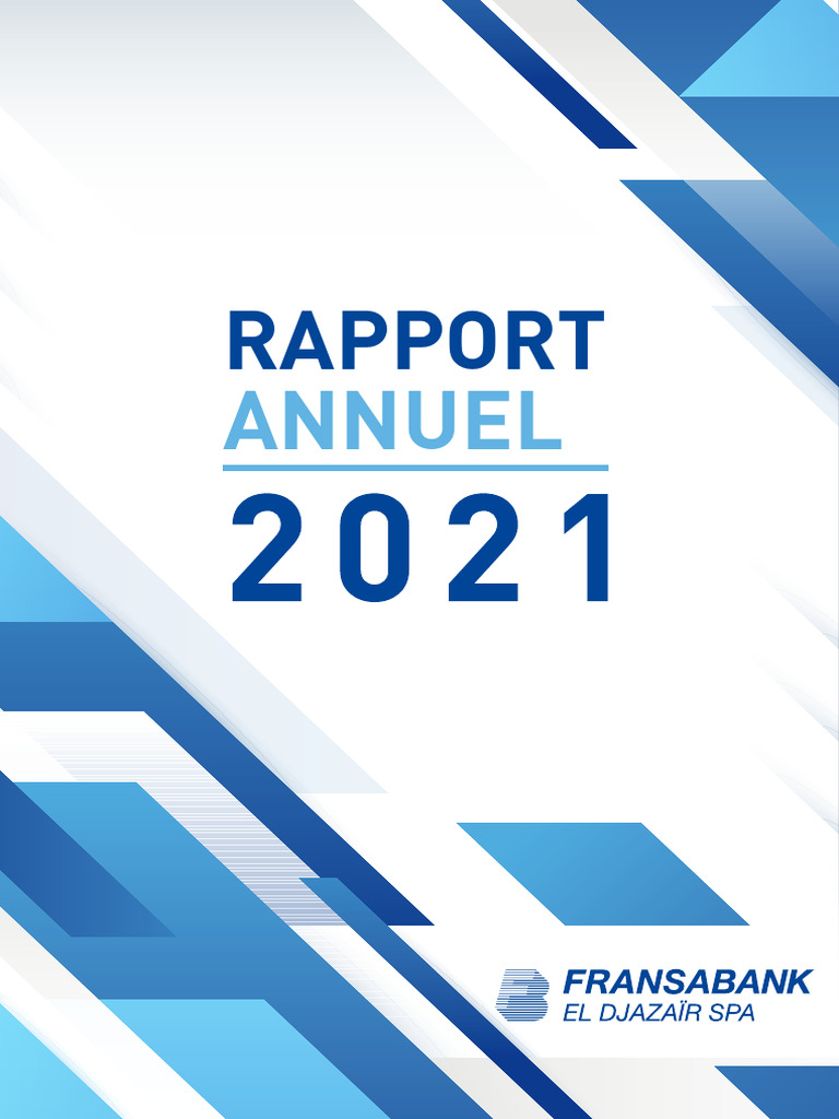 Rapport Annuel Fransabank 2021 - Copie | PDF