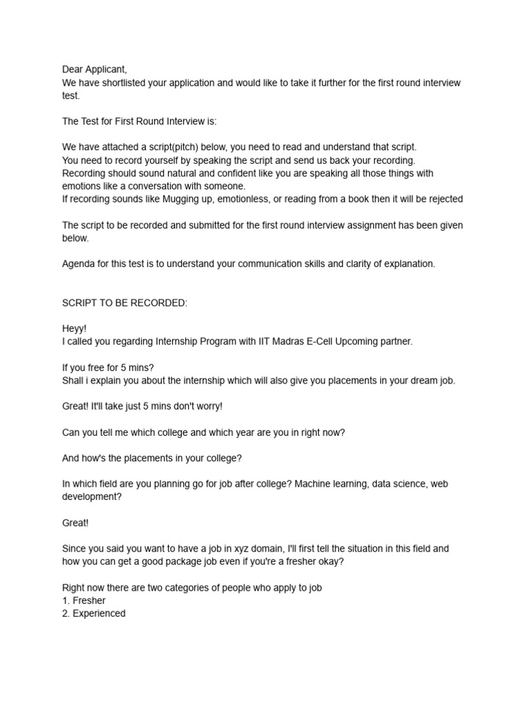 Script Test | PDF