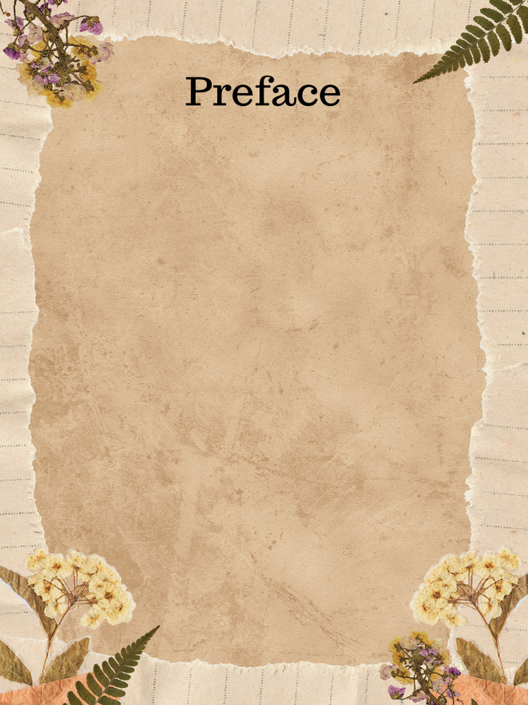 Cream Vintage Travel Page Border | PDF