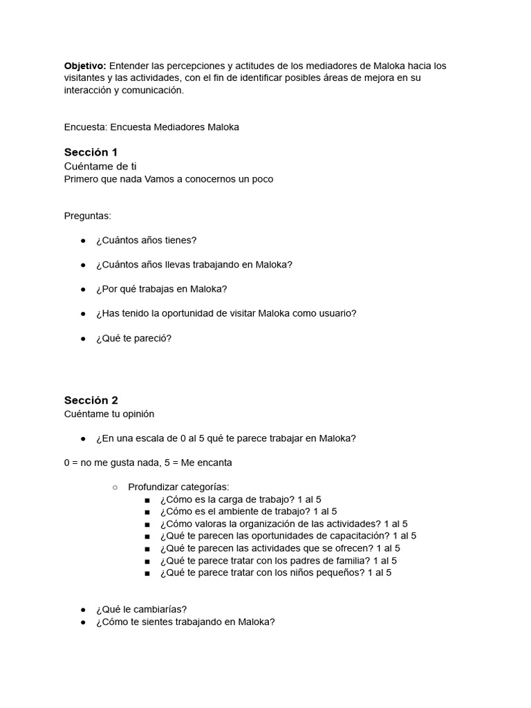 Encuesta Maloka | PDF