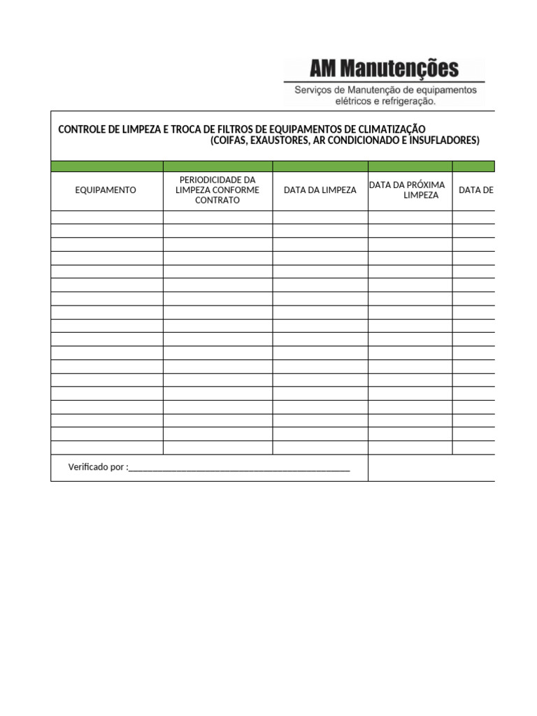 Certificado Ar Condicionado | PDF