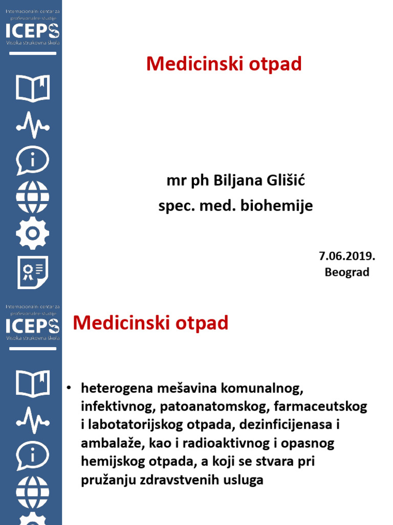 Medicinski Otpad | PDF