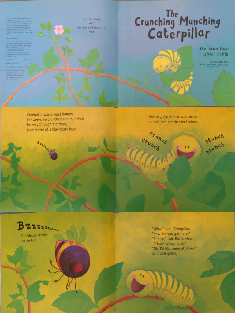 The Crunching Munching Caterpillar - Cain & Tickle | PDF
