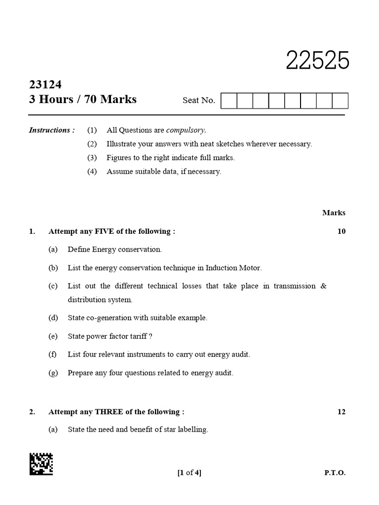 22525-2023-Winter-question-paper[Msbte study resources] | PDF
