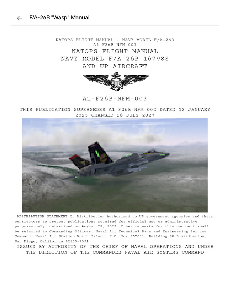 F - A-26B - Wasp - Manual | PDF