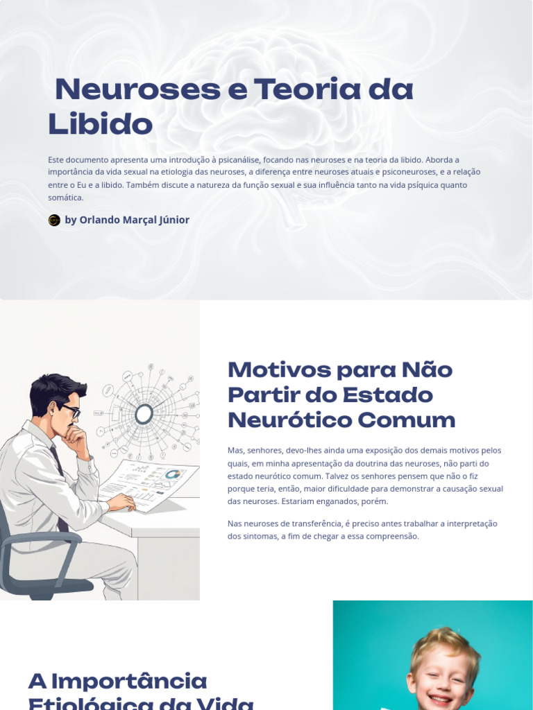 Neuroses e Teoria Da Libido | PDF | Neurose | Libido