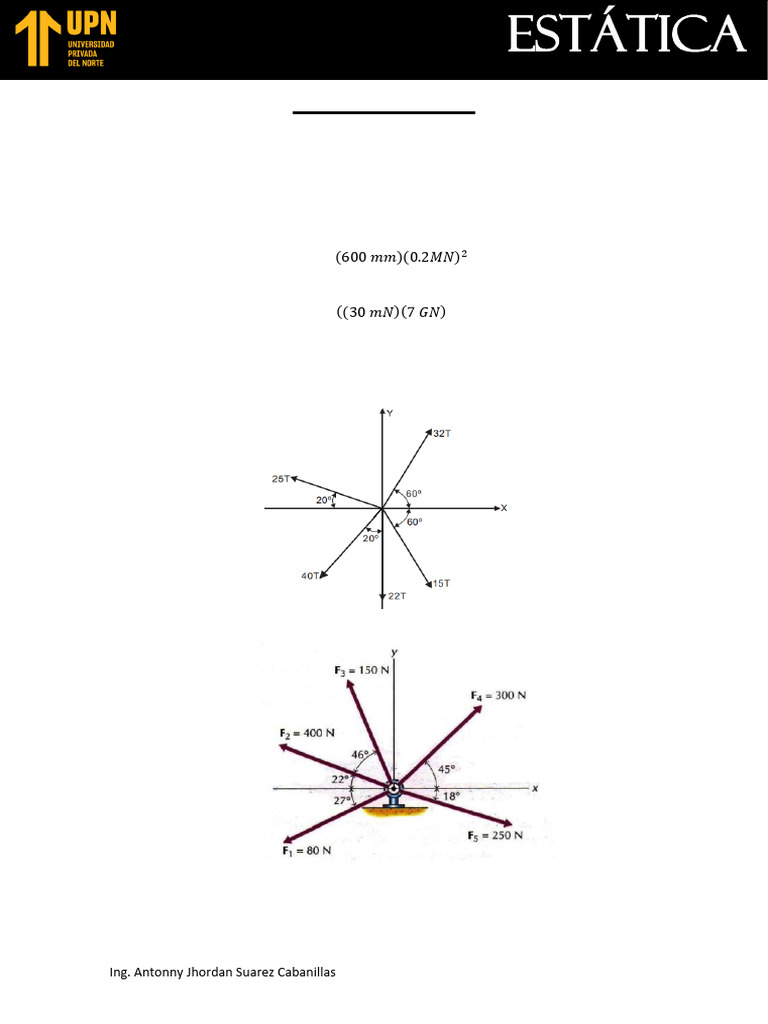 Balotario T1 - Estática - 2024 - Ii | PDF