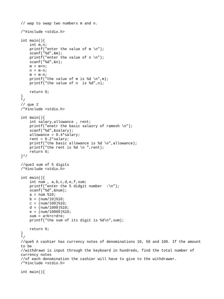 All Codes | PDF