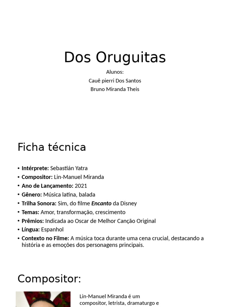 Dos Oruguitas | PDF